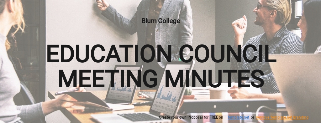 Student Council Meeting Minutes Template | Template.net