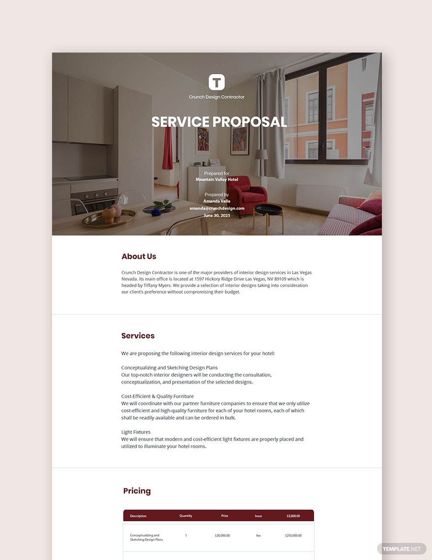 Sample Catering Proposal Template - Google Docs, Word, Apple Pages ...