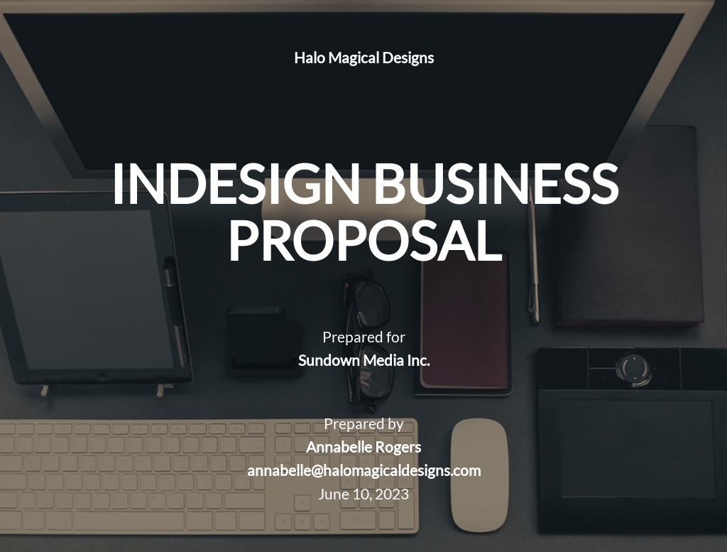Indesign Business Proposal Template