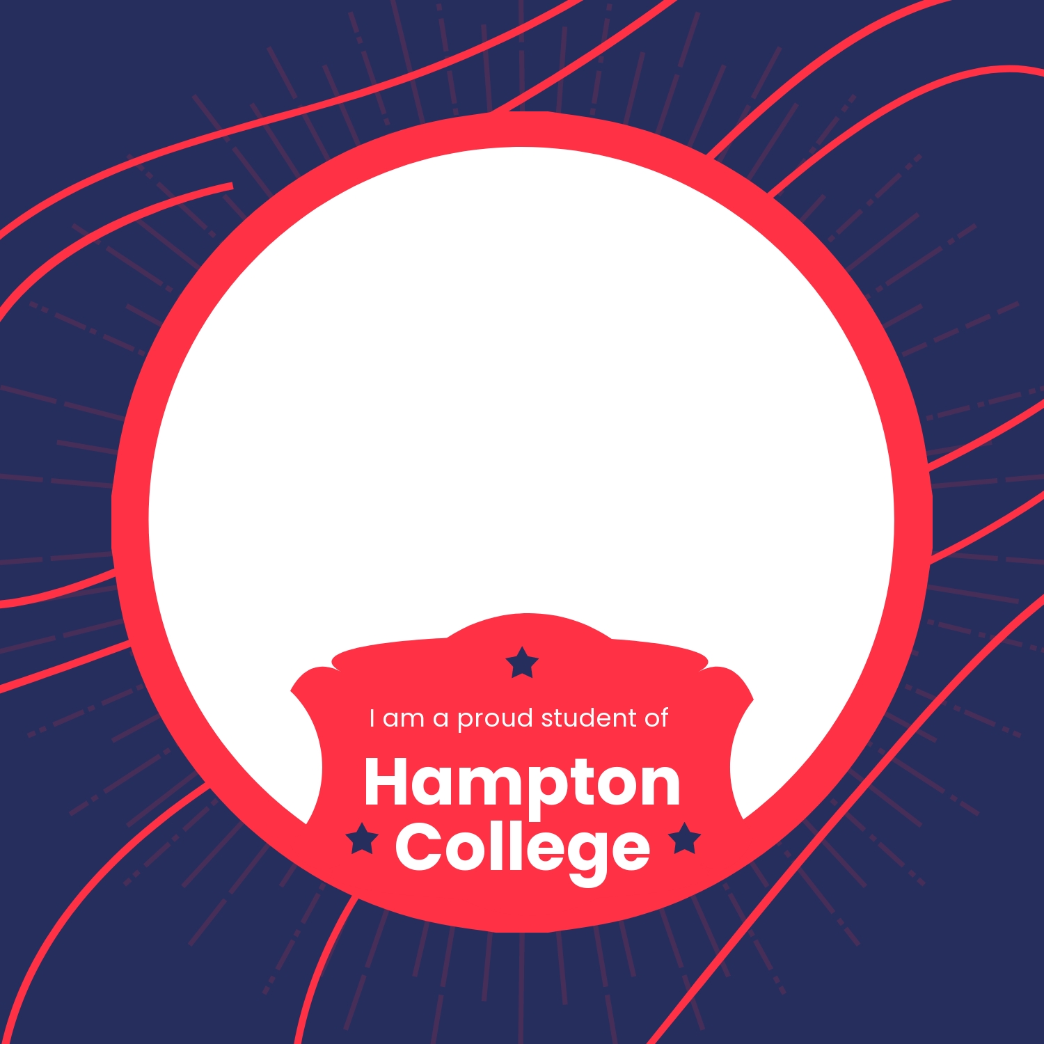 Free College Facebook Profile Frame Template Template