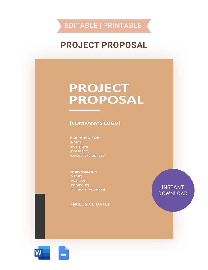 Project Proposal Template Download In Word Google Docs Apple Pages Template