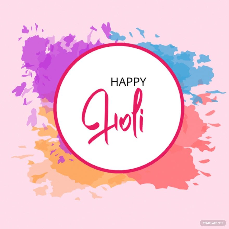 Free Holi Frame Vector - EPS, Illustrator, JPG, PNG, SVG | Template.net