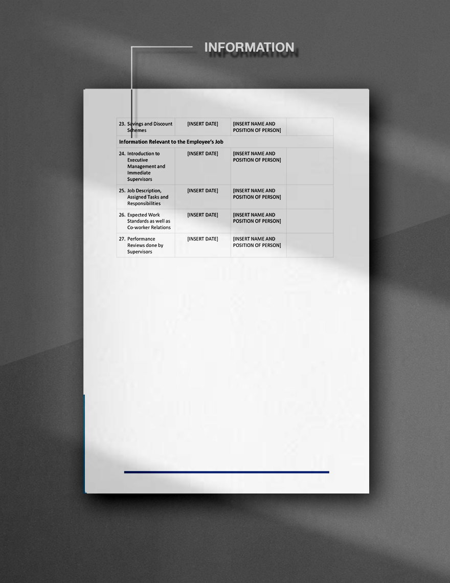 Induction Checklist Template - Google Docs, Word, Apple Pages ...