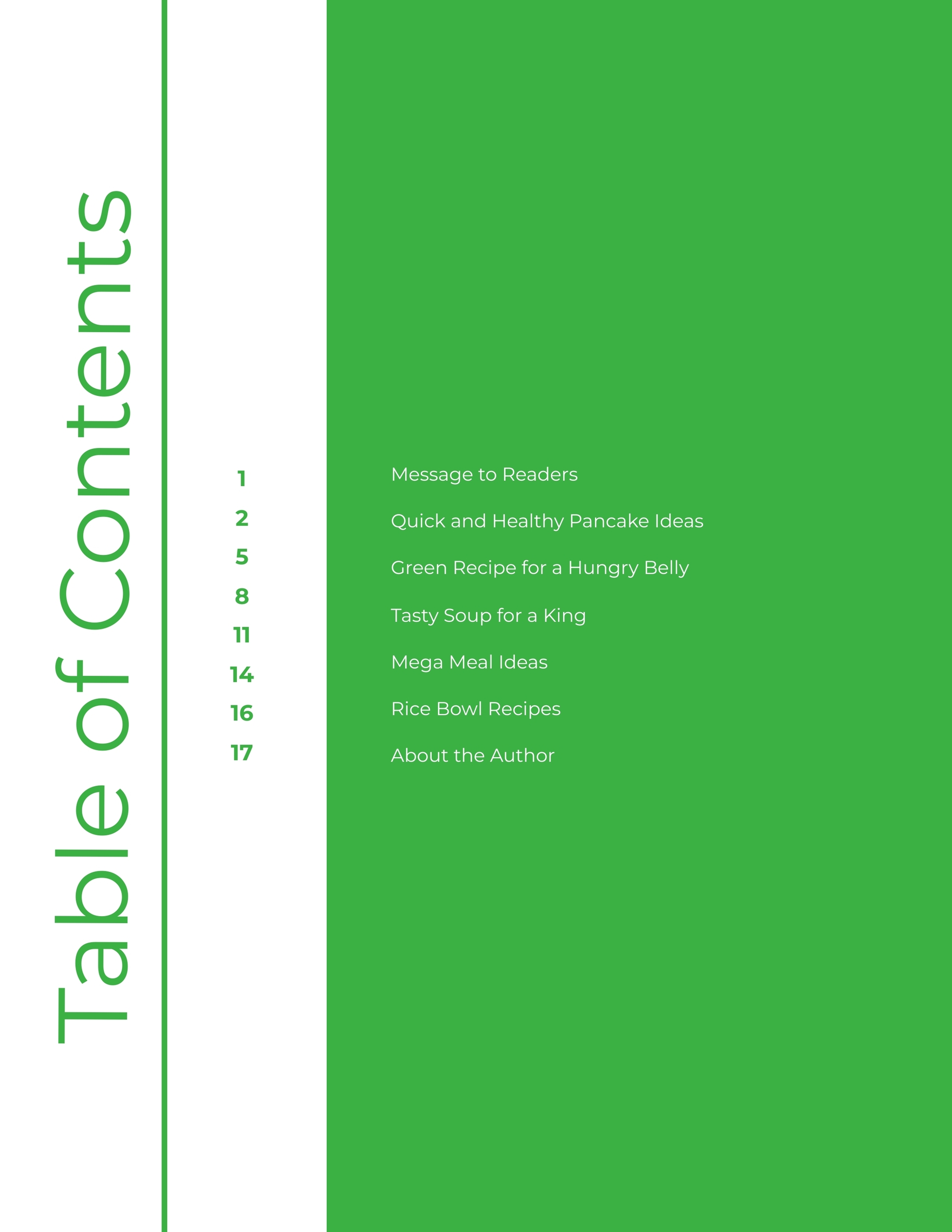 Indesign Template Table Of Contents Review Home Decor