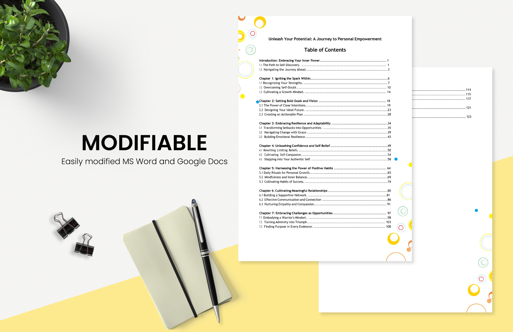 Free Sample Table Of Contents Template - Download in Word, Google Docs ...