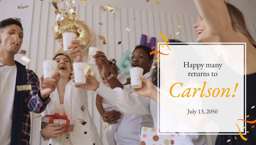 Birthday Video Templates Free Download Template