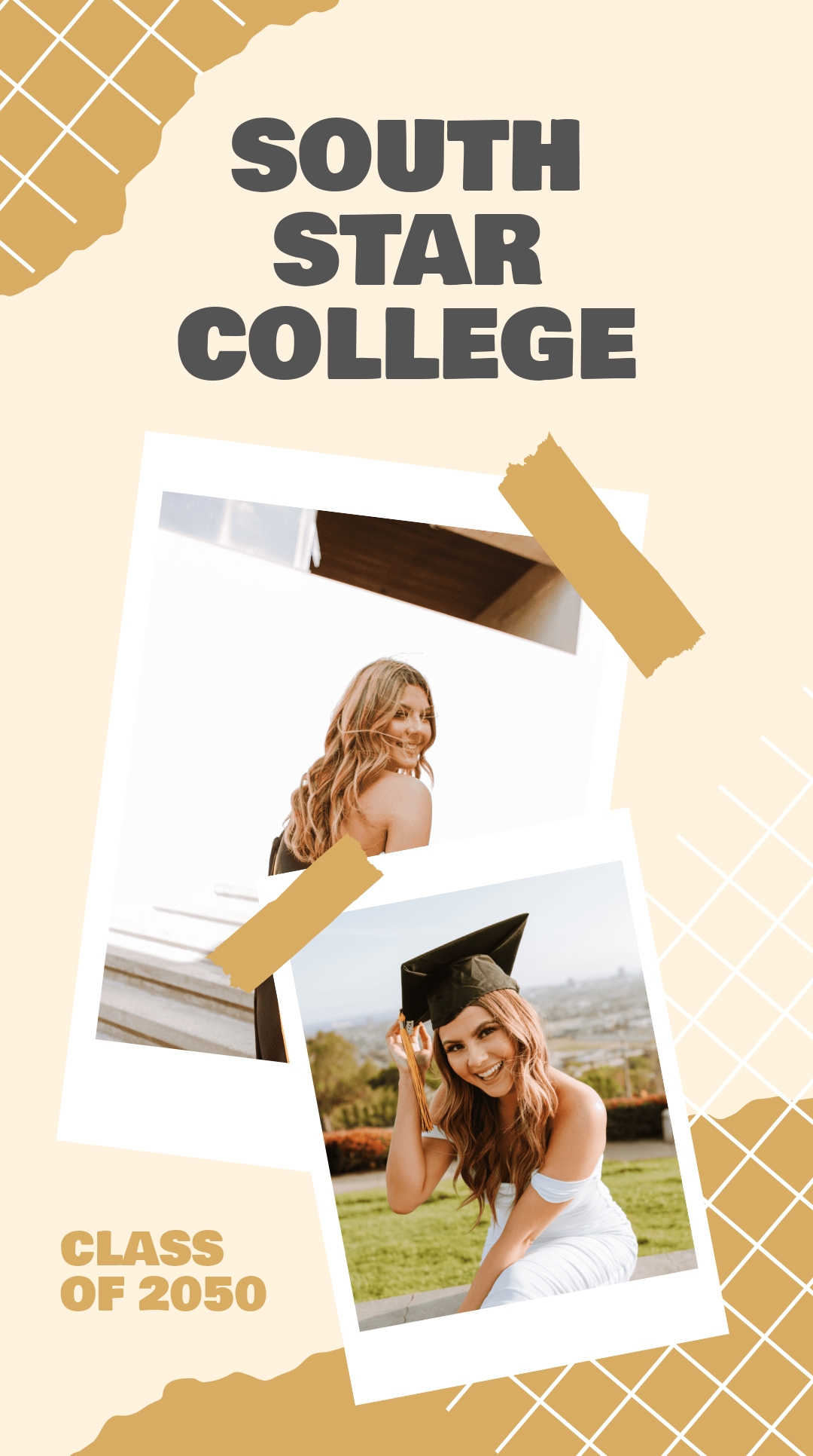 Free Graduation Collage Instagram Story Template Template