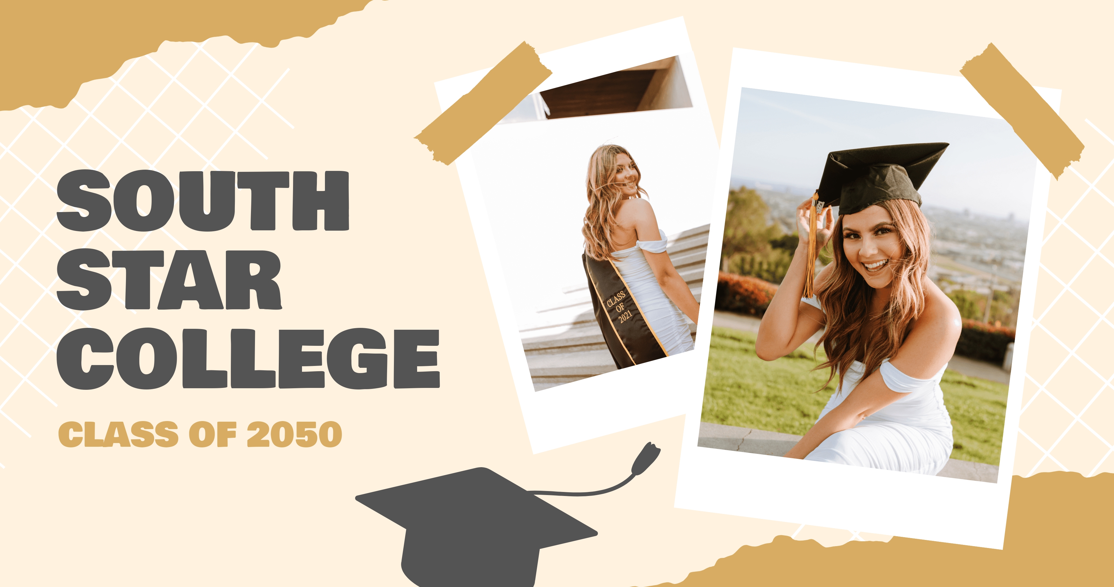 Graduation Day Facebook Post Template - Edit Online & Download Example ...