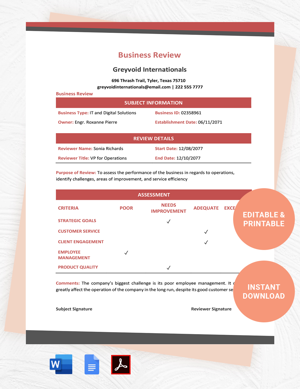 Movie Review Template - Google Docs, Word | Template.net