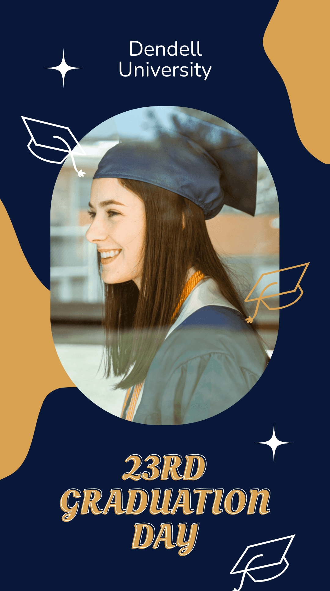 Free Graduation Party Instagram Story Template Template