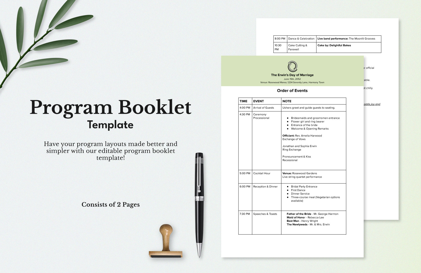 FREE Booklet Word Template Download Template