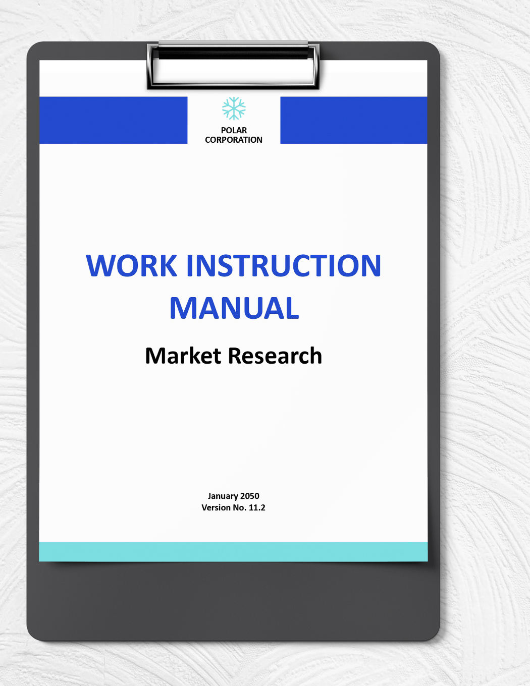 Work Instruction Manual Template Google Docs Word Template