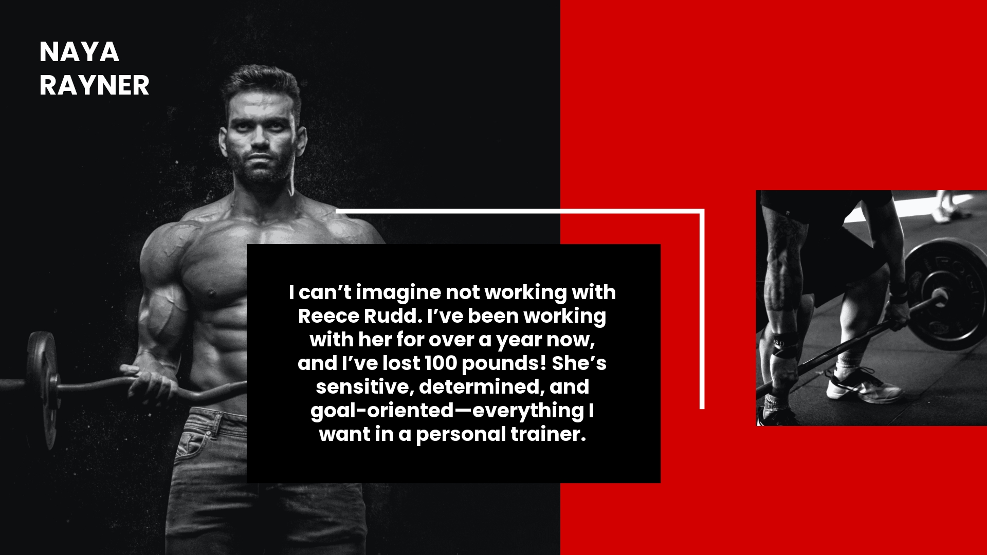 Personal Trainer Testimonial Template Template