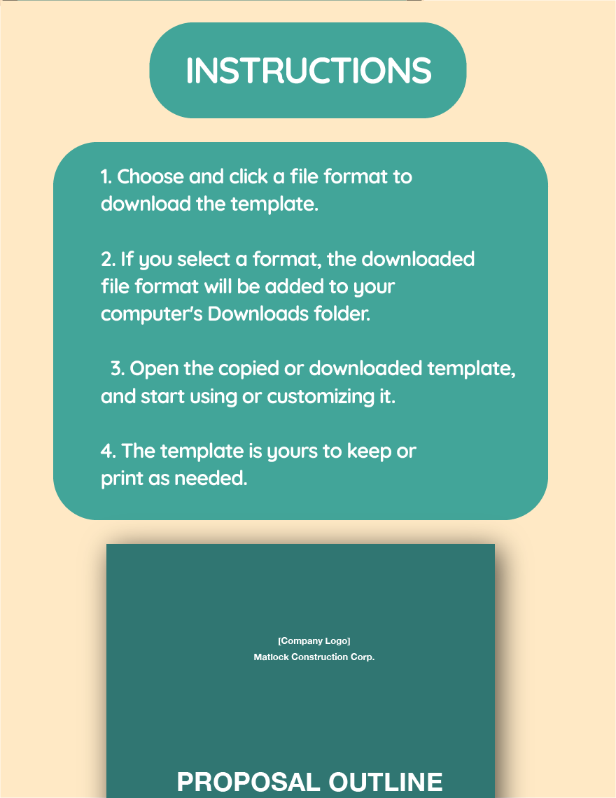Proposal Outline Template - Download in Word, Google Docs, Apple Pages ...