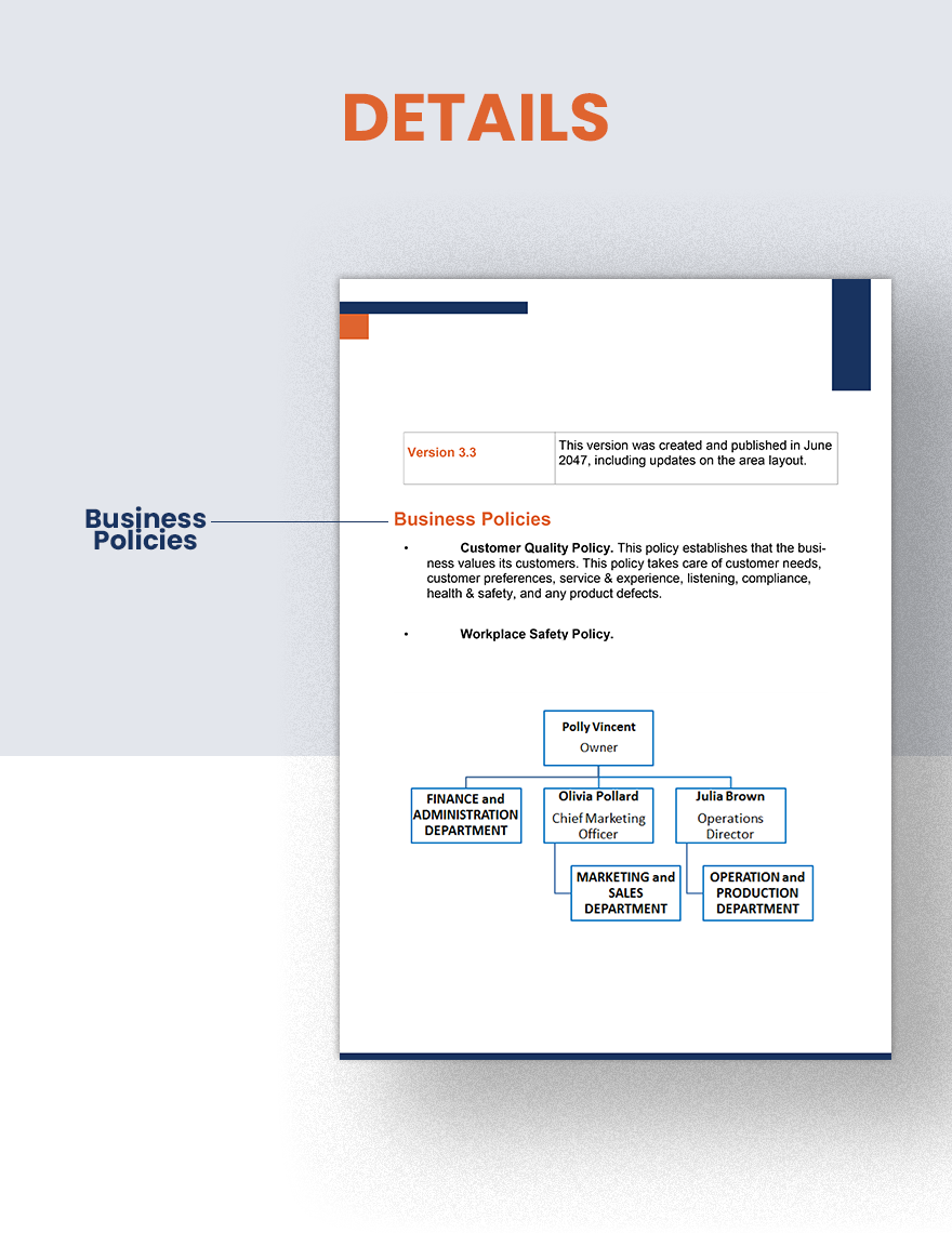 Business Handbook Template - Download in Word, Google Docs | Template.net