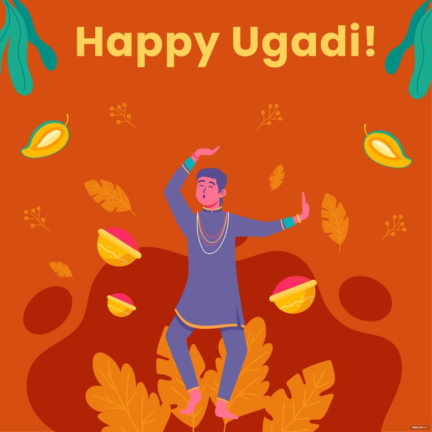 Free Animated Ugadi Vector - Download in Illustrator, EPS, SVG, JPG ...