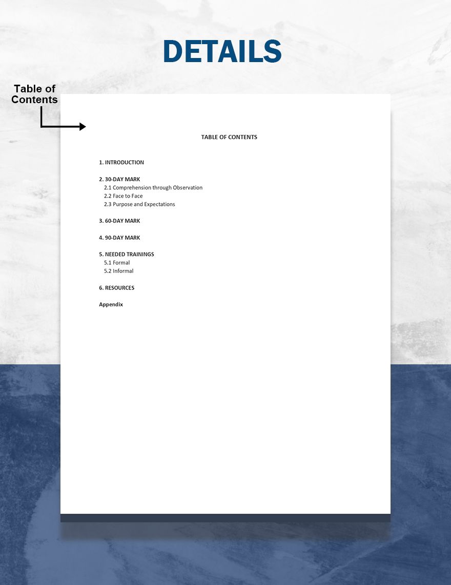 30 60 90 Day Plan Template - Word, Google Docs, Apple Pages | Template.net