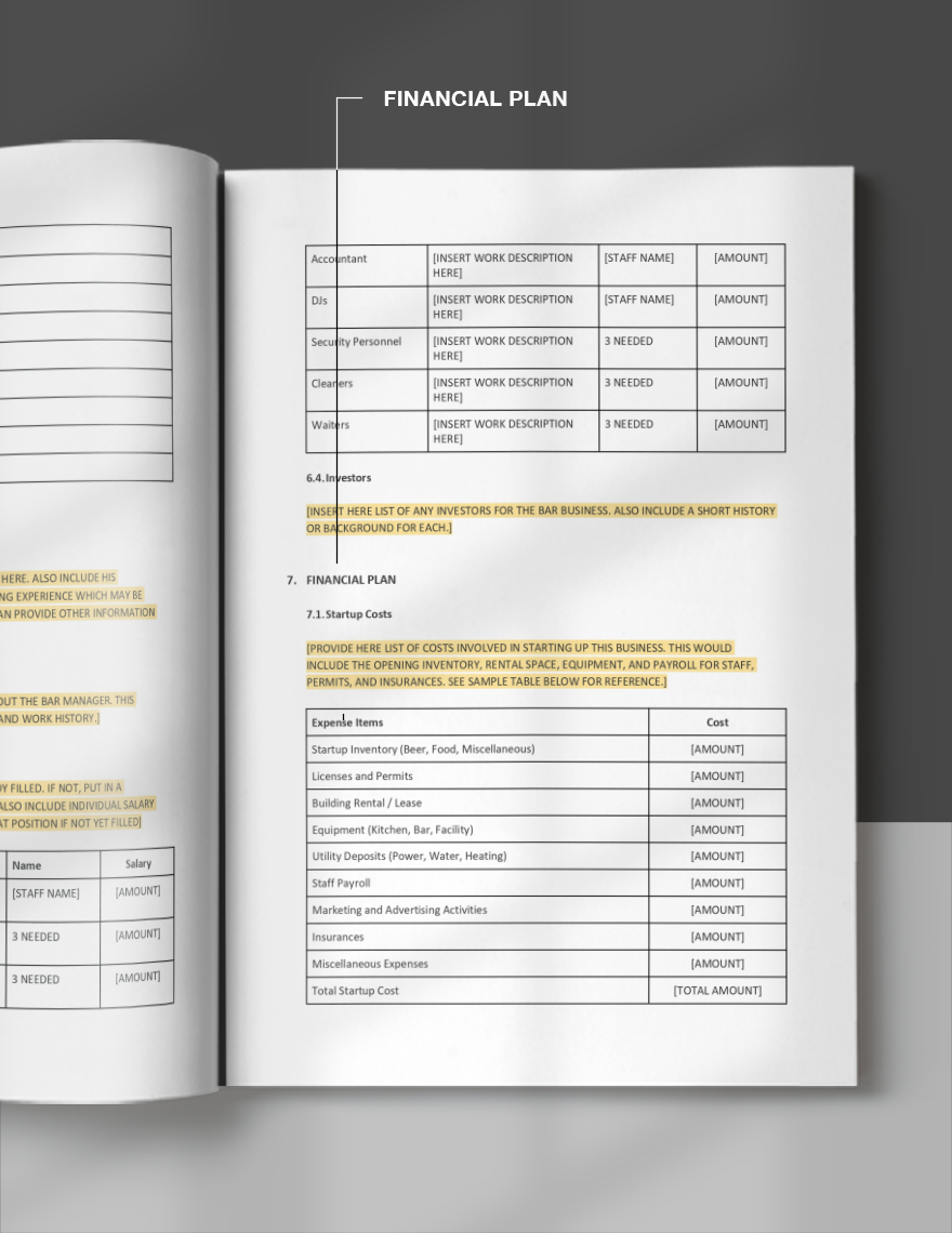 Bar Business Plan Template - Google Docs, Word, Apple Pages | Template.net