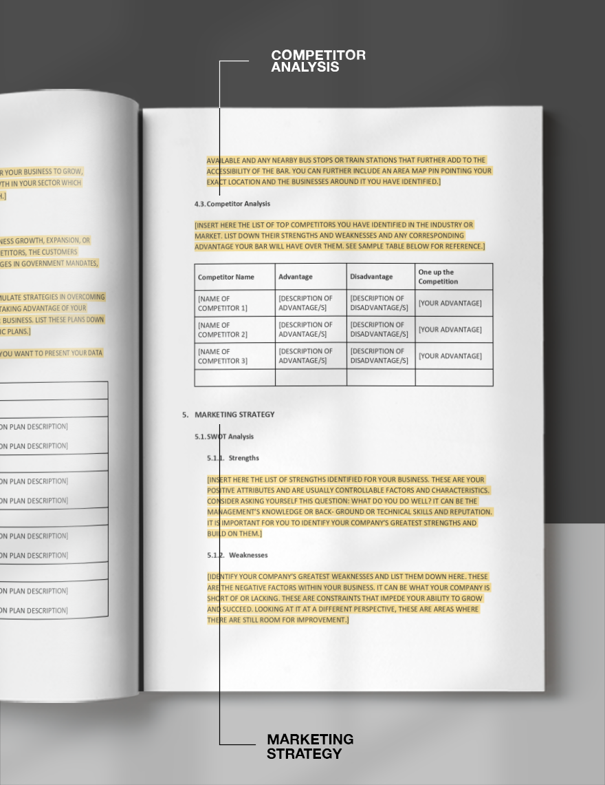 Bar Business Plan Template - Google Docs, Word, Apple Pages | Template.net