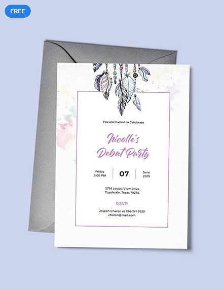 Free Birthday Invitation Template - Edit Online & Download Example ...