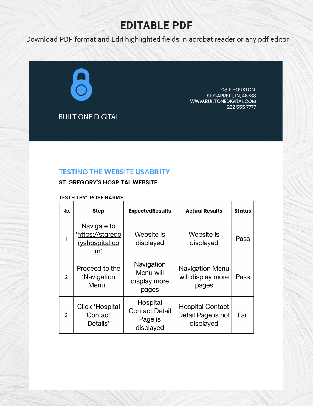 Manual Testing Test Case Template - Google Docs, Word | Template.net