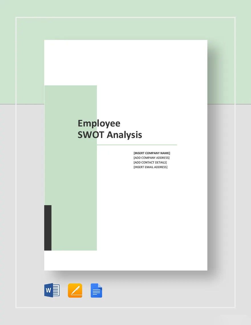 Employee SWOT Analysis Template Download In Word Google Docs PDF 