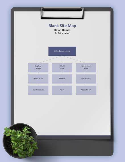 Blank Site Map Template - Google Docs, Word | Template.net