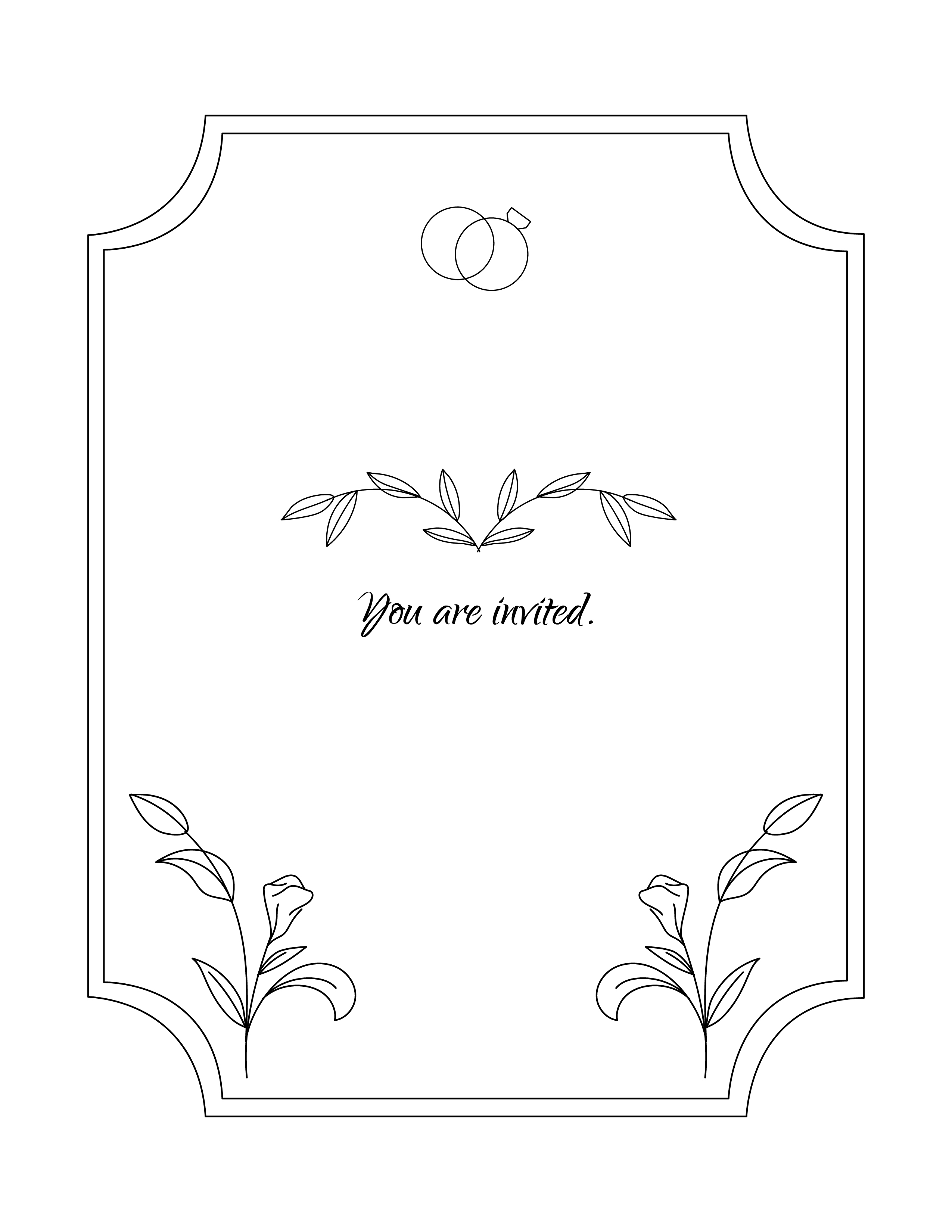 Free Blank Wedding Invitation Templates Printables Free Blank Wedding Invitation Templates Printables