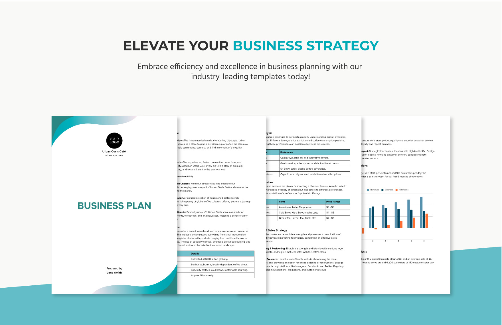 Simple Business Plan Template - Download in Word, Google Docs, PDF ...