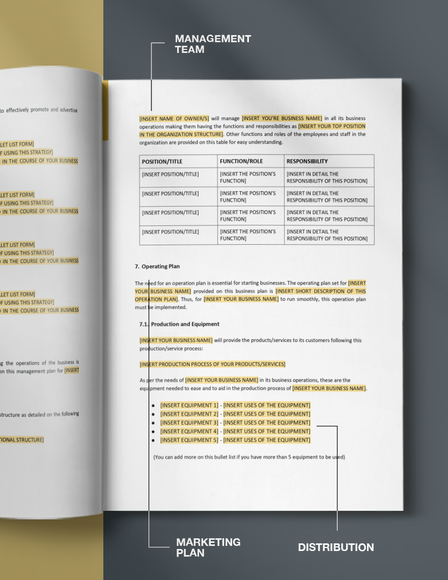 Simple Business Plan Template - Google Docs, Word, Apple Pages ...