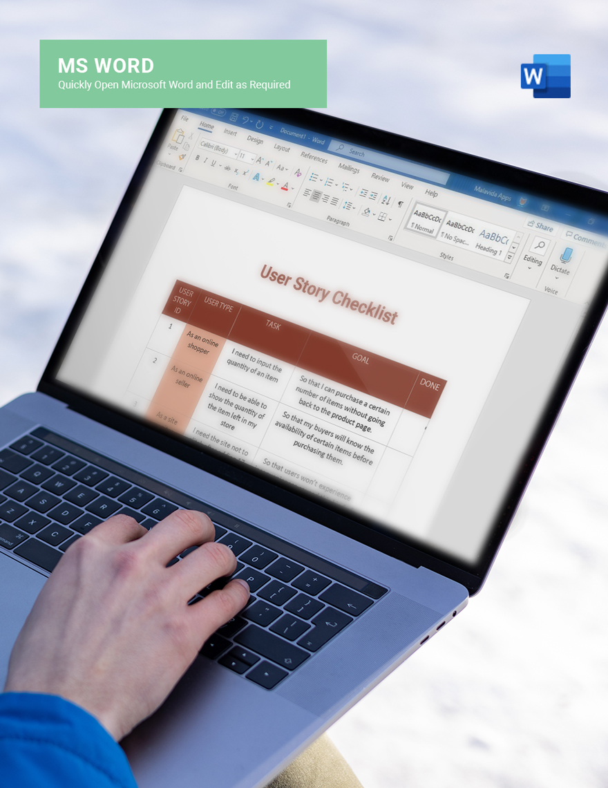 User Story Checklist Template - Google Docs, Word | Template.net User Story Checklist Template - Google Docs, Word | Template.net