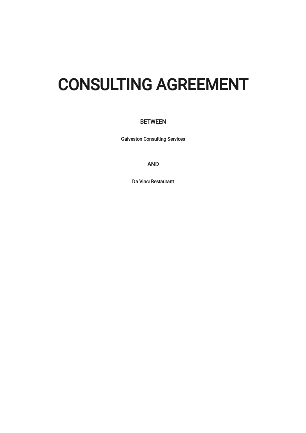 Accounting Consulting Agreement Template - Google Docs, Word | Template.net