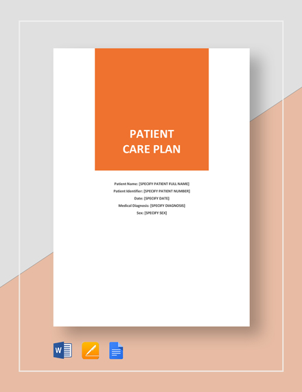 15+ Care Plan Templates - PDF | Google Docs | MS Word | Pages | Samples ...