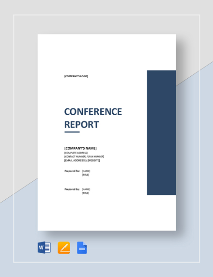 16+ Conference Report Templates - PDF, Docs, Word