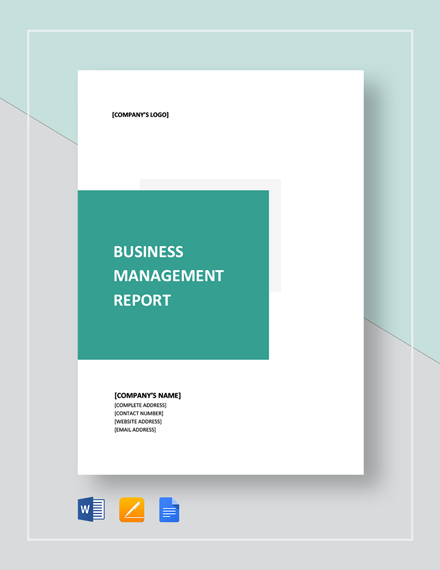44+ Business Report Templates - Google Docs, Apple Pages, MS Word, PDF