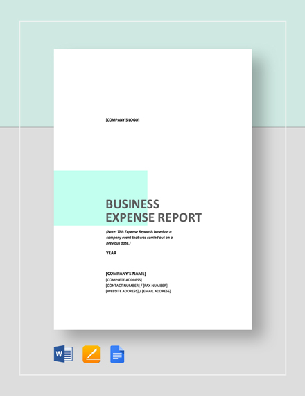 41+ Modèles de rapport de dépenses - Word, PDF, Excel | Natuurondernemer