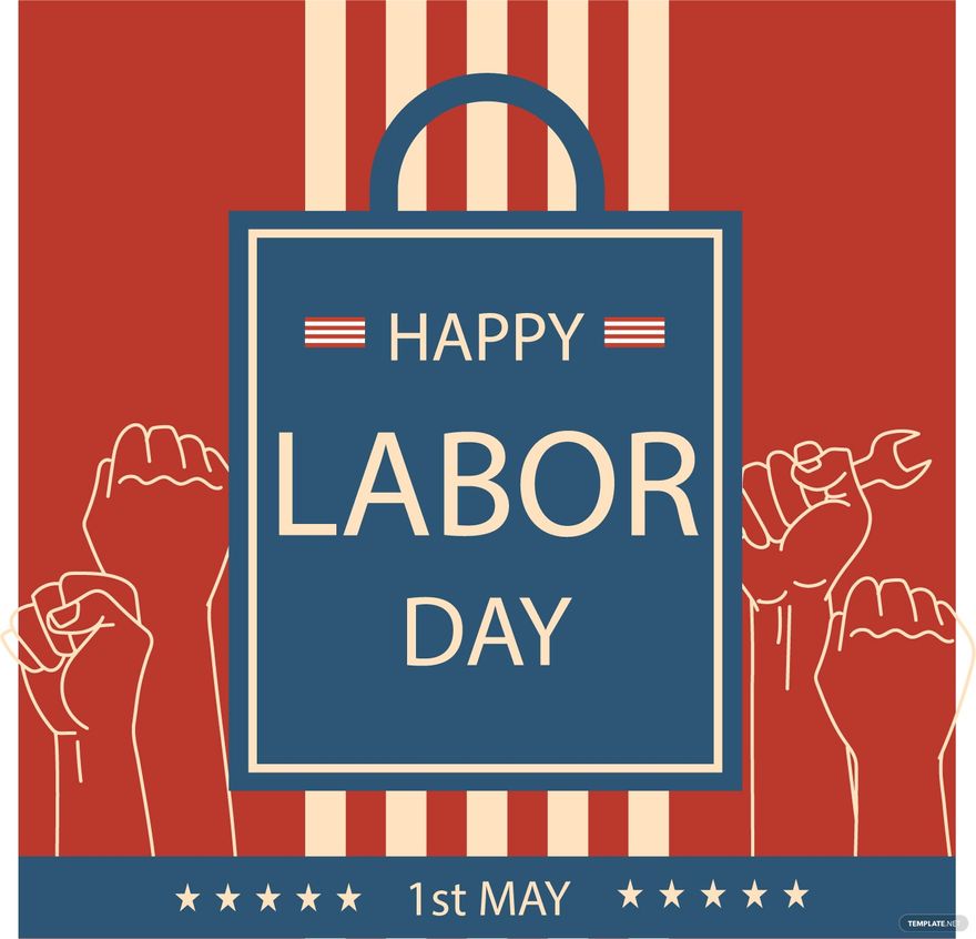 Labor Day Symbol Vector Template - Edit Online & Download Example ...