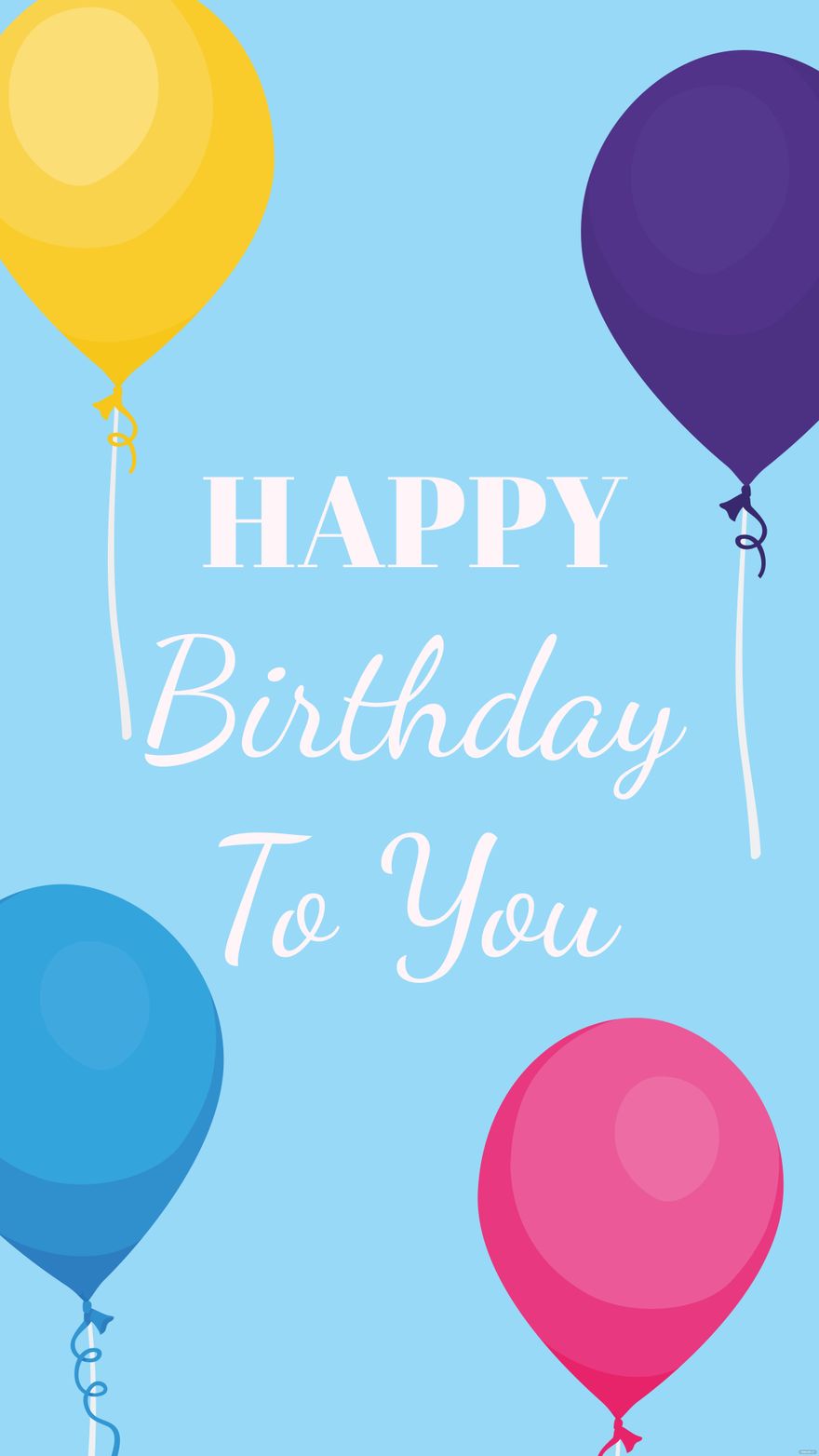 Free Happy Birthday Text Background - EPS, Illustrator, JPG, PNG, SVG ...