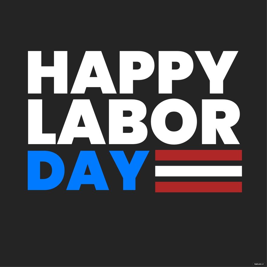Happy Labor Day Clipart Template - Edit Online & Download Example ...