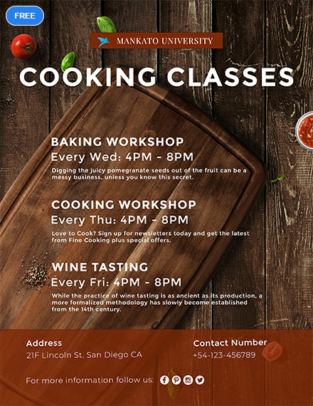 Cooking Flyer Template - Edit Online & Download Example | Template.net