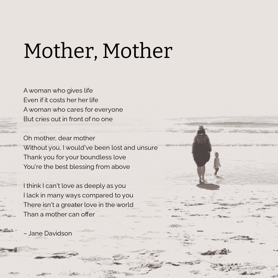 Free Mothers Day Poem Template Template