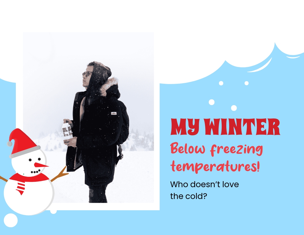 Winter Scrapbook | Template.net