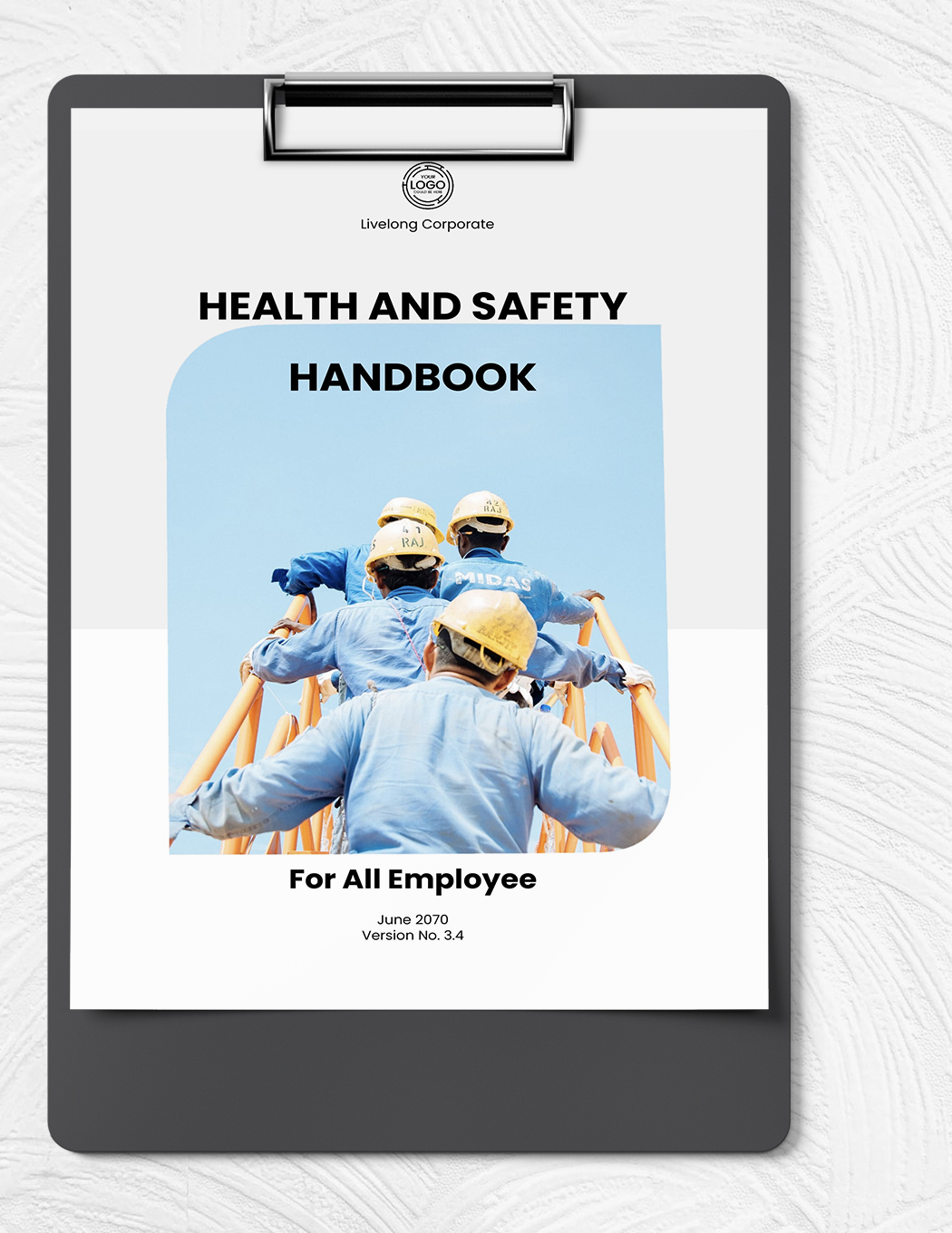 Health And Safety Handbook Template