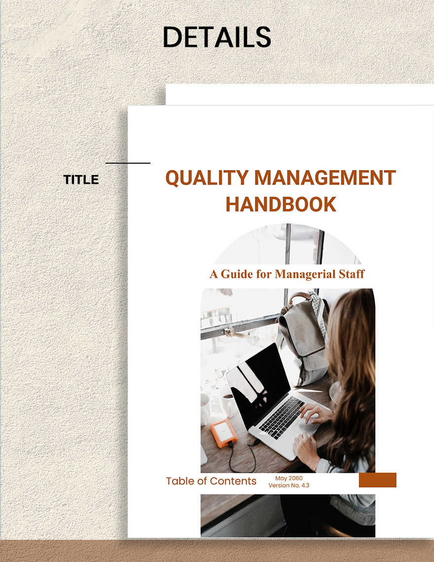 Quality Management Handbook Template - Google Docs, Word | Template.net