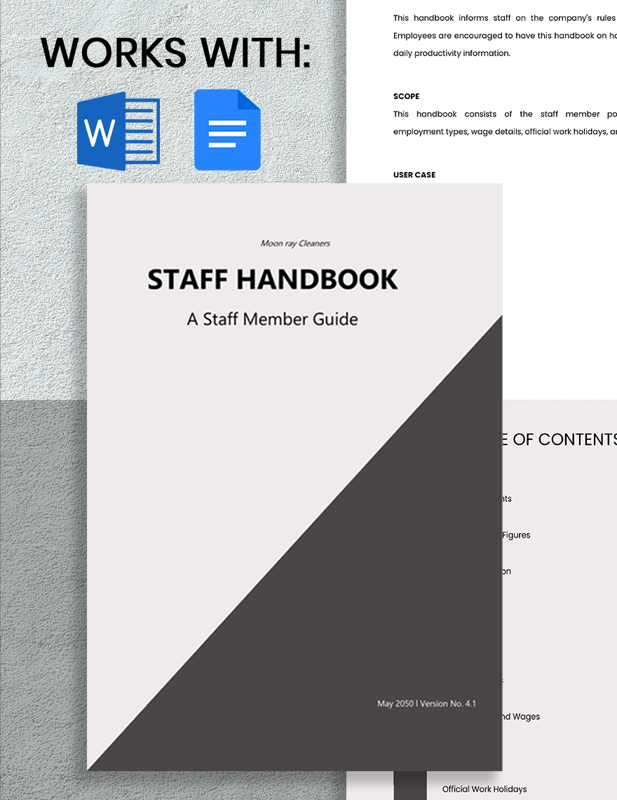 Staff Handbook Template - Google Docs, Word | Template.net