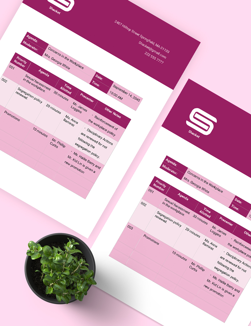 Action Items Meeting Minutes Template - Google Docs, Word | Template.net