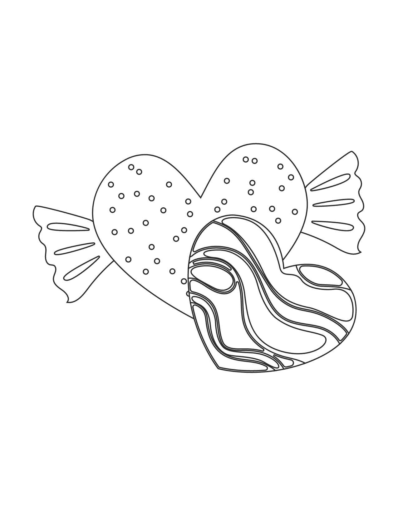Free candy cane coloring page - Download in PDF, JPG | Template.net