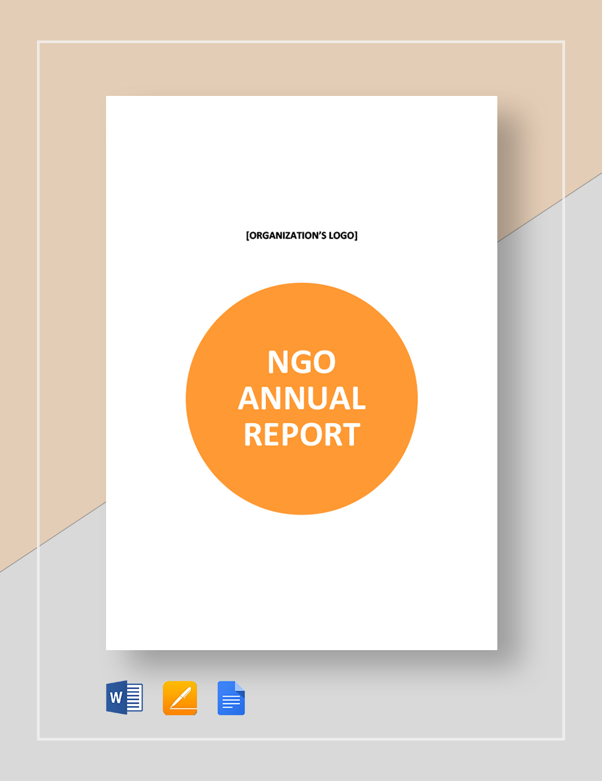 Free NGO Annual Report Template Download In Word Google Docs Apple 