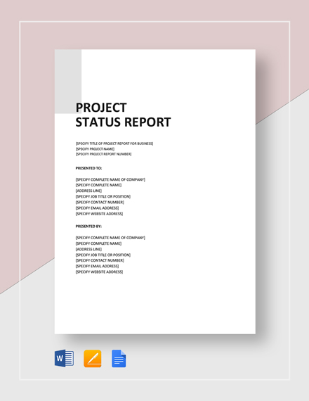 52+ Project Report Formats - Word, PDF, Docs