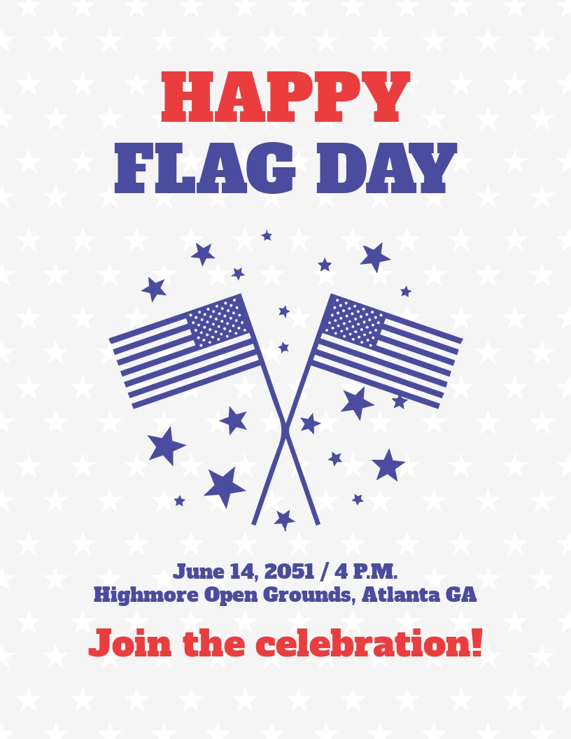 Flag Day Event Flyer | Template.net